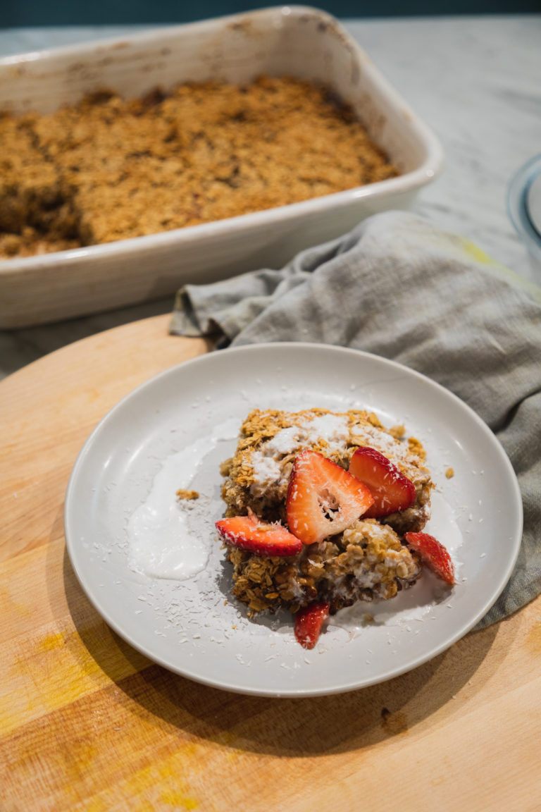 ANZAC Day Coconut Baked Oatmeal - Dan Churchill
